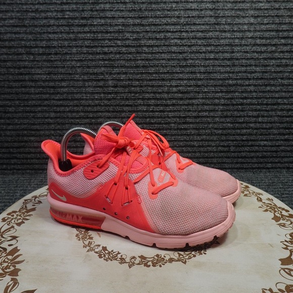 Nike | Shoes | Nike Shoes Womens 8 Hot Punch Pink Air Max Sequent 3 ...